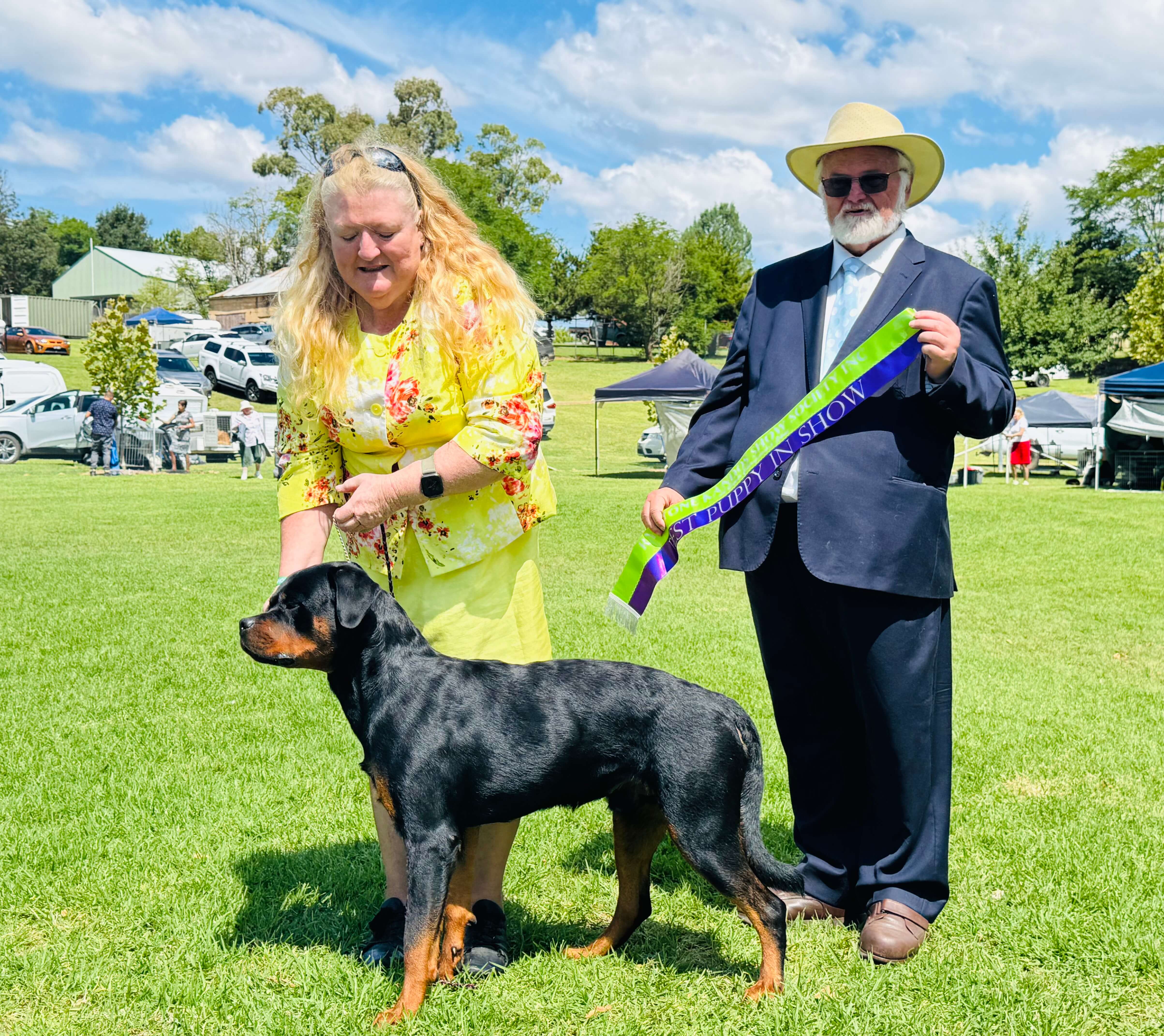 Irieanancy Big Guns (IMP ID) Rottweiler - Owned by Jennifer Bayliss